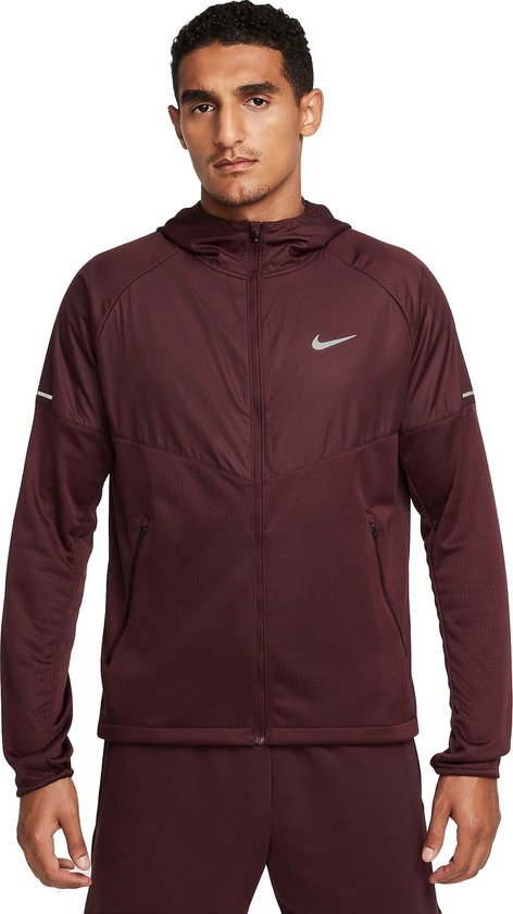 NIKE SPHERE MILER MEN THERMA-FIT - Fitness trui - Rood - Heren - Maat M ...