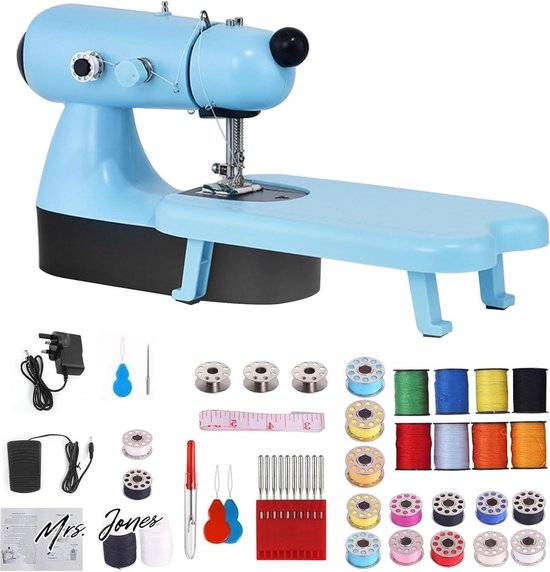 Mrs. Jones Draagbare handnaaimachine elektrische mini-naaimachine voor ...