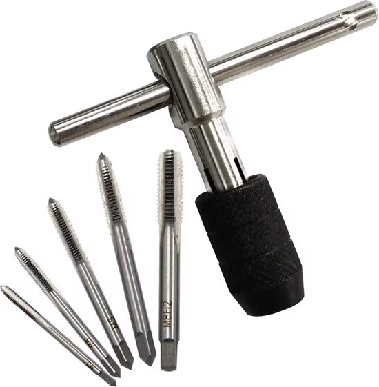 Draadtapset - Tappenset - Tapset - M3/M4/M5/M6/M8 - 6-Delig | bol