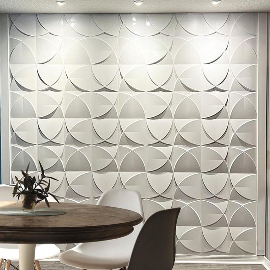 Decoratieve windmil ontwerp PVC 3D wandpanelen voor binnenwanddecoratie ...