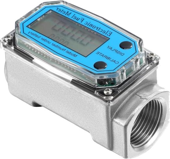 Digitale turbine flowmeter voor water - elektronische debietmeter 15 ...