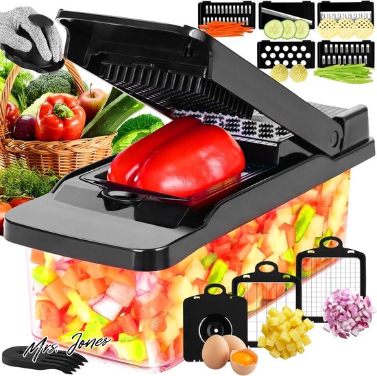 Mrs. Jones Groentesnijder Mandoline - Keuken Chopper - Ui Chopper ...