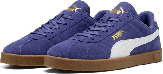 PUMA Puma Club II Unisex Sneakers - Blue Crystal-PUMA White-Gum | bol