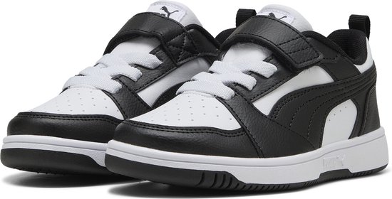 PUMA Puma Rebound V6 Lo AC+ PS Unisex Sneakers - Puma White-Puma Black ...