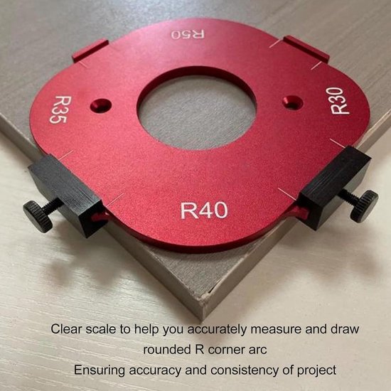 Radius Jig Router sjabloon - aluminiumlegering, 4 in 1 - ronde, snelle ...