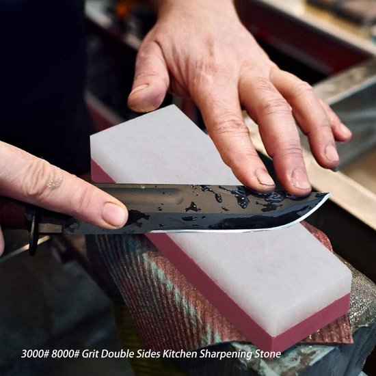 Hoogwaardig Natuurlijk Whetstone Sharpener voor Schaar en Chopper Shave ...