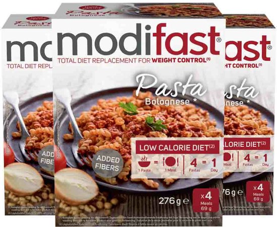 Modifast Weight Control Pasta Bolognese - 3 x 4 x 62 gr ...