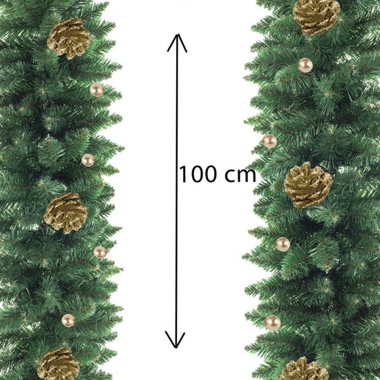 Kerstslinger voor Decoratie - Kunstmatige Slinger voor Binnen en Buiten ...