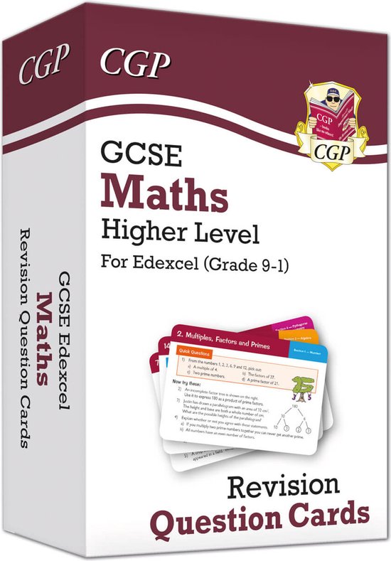 CGP Edexcel GCSE Maths- GCSE Maths Edexcel Revision Question Cards ...