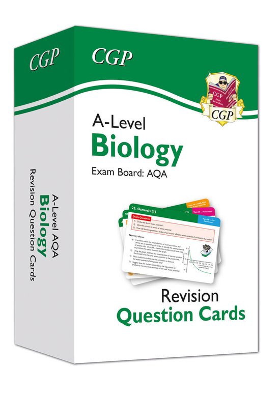 CGP AQA A-Level Biology- A-Level Biology AQA Revision Question Cards ...