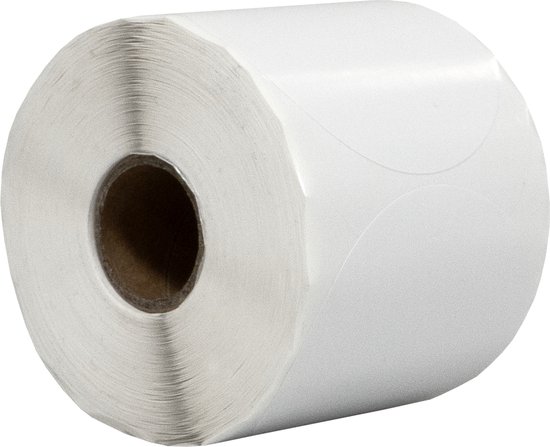 DULA Etiketten Rond - Wit - 65mm - 500 Stickers op rol - Sluitzegel ...