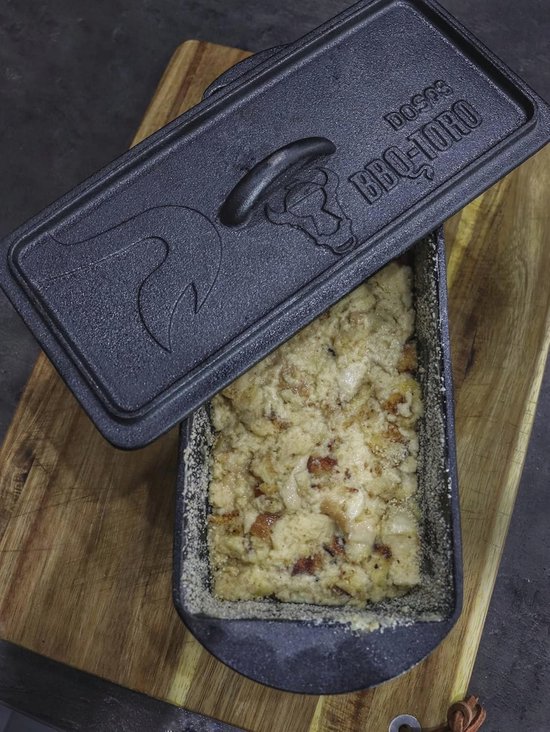 Gietijzeren Dutch Oven Broodbakpan - 3,0 Liter Kookpan met Deksel voor ...