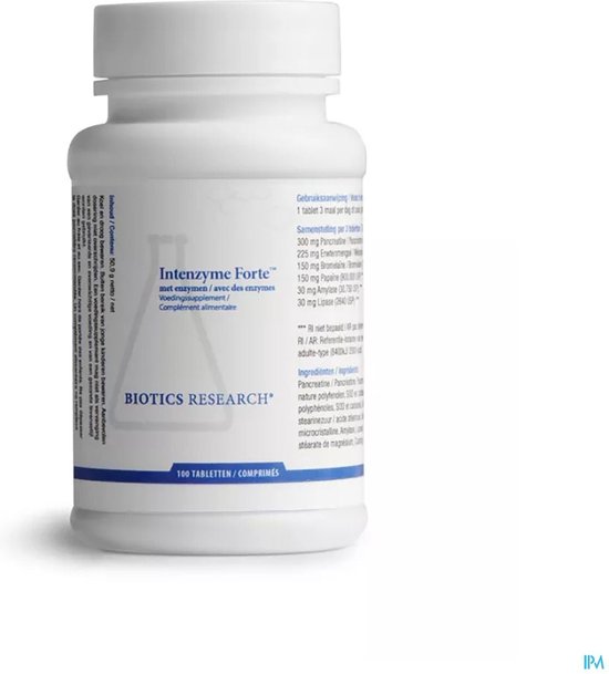 Intenzyme Forte Biotics Comp 100 - Krachtige Enzymen voor Gezonde ...