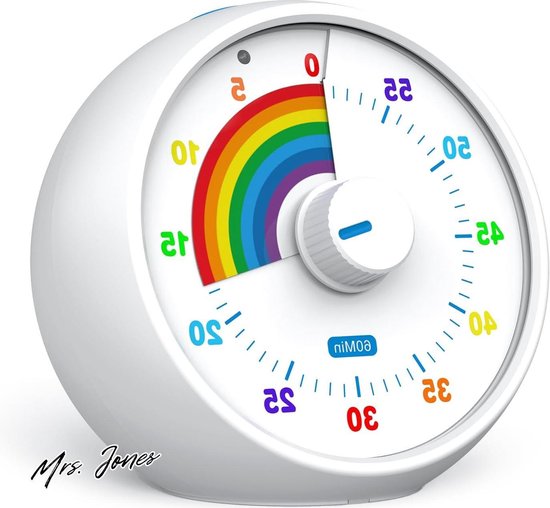 Mrs. Jones Visuele Timer voor Kinderen 60-minuten Countdown Timer voor ...