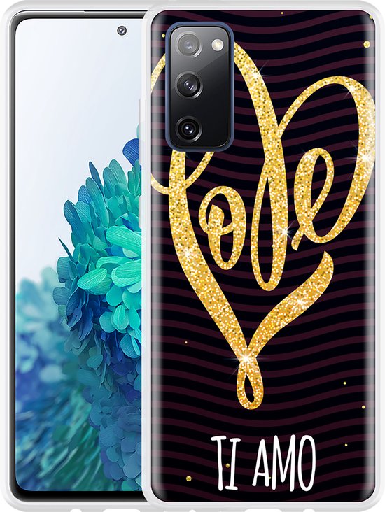 Cazy Hoesje geschikt voor Samsung Galaxy S20 FE - Ti Amo | bol