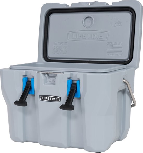 Lifetime® Koelbox Premium 27 liter LB90911 - 33x55x41cm - Grijs | bol