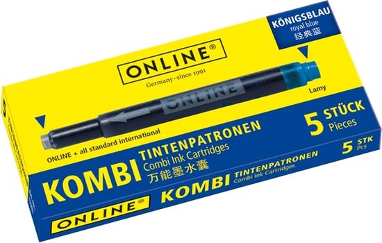 Inktpatroon online kombi 5st blauw | bol