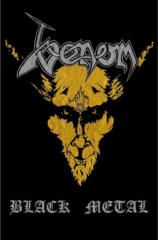 Venom - Black Metal Textiel Poster - Multicolours | bol