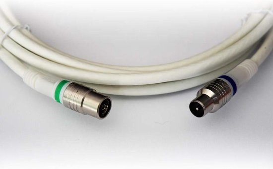 Coax Cable IEC Male - IEC Female Straight 5 m | bol.com