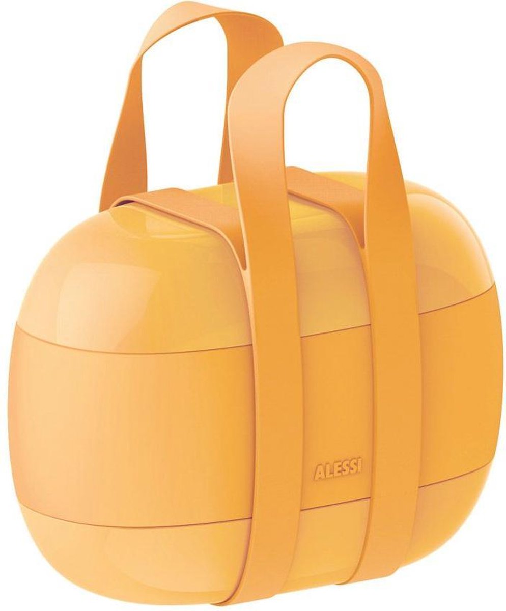 ALESSI - Food a Porter - Lunchbox 1,25L Geel | bol.com