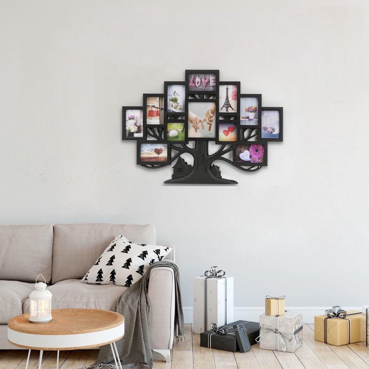 Decopatent® Fotolijst Collage 12 Foto's verschillende Maten (10x15 ...
