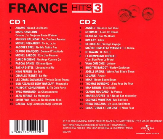 France Hits Vol.2, various artists | CD (album) | Muziek | bol