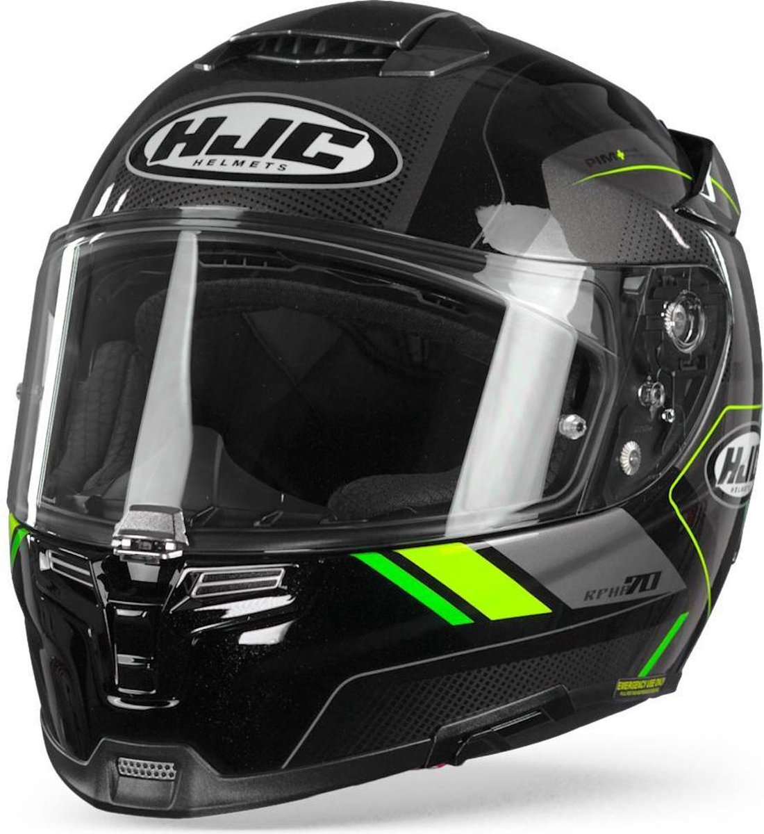 HJC RPHA 70 Coptic Mc4H Zwart Grijs Groen Integraalhelm - Motorhelm ...