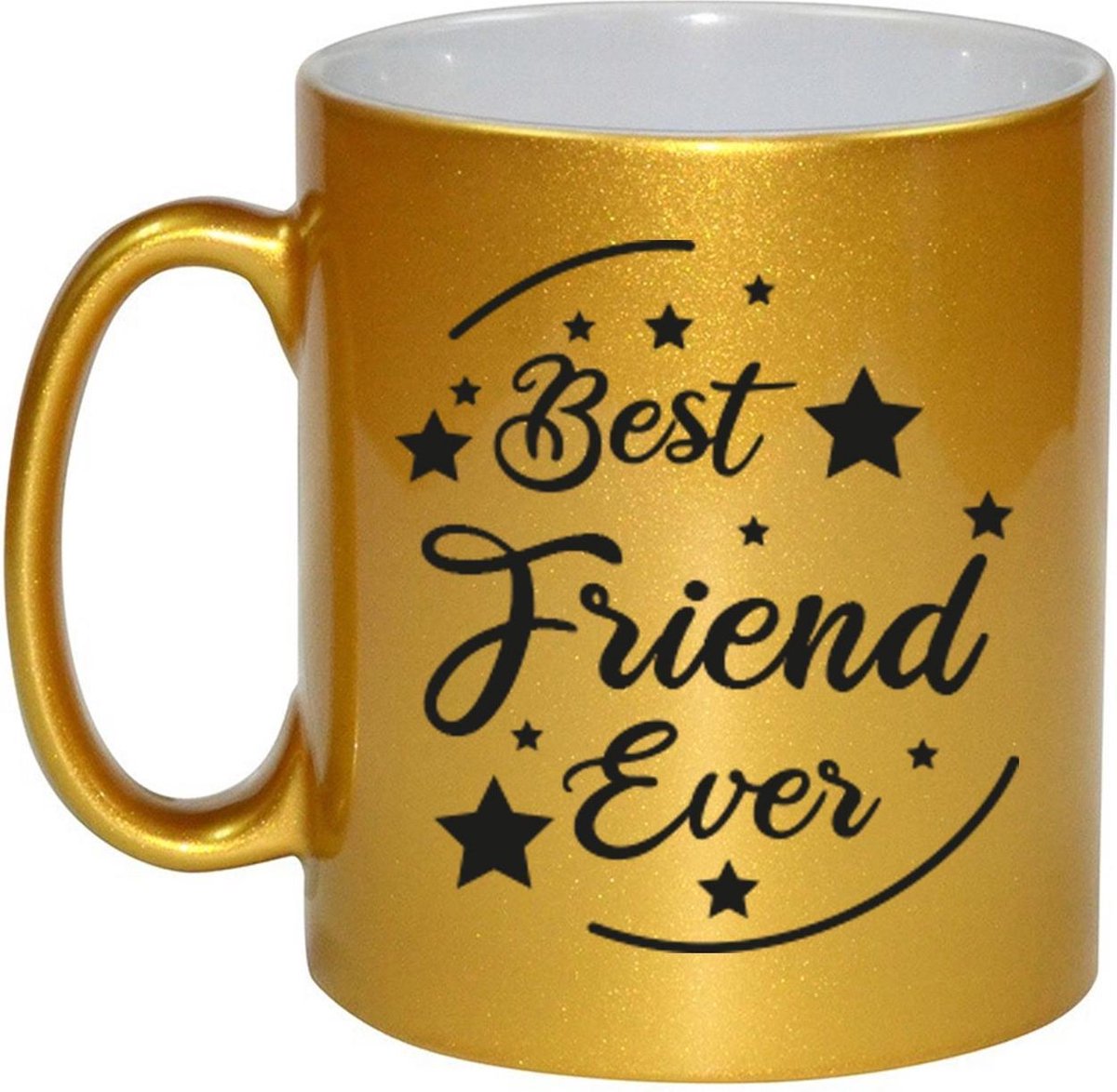 Best Friend Ever Cadeau Koffiemok Theebeker Goudkleurig 330 Ml best-friend-ever-cadeau-koffiemok-theebeker-goudkleurig-330-ml