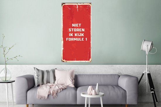 Poster Niet storen ik kijk Formule 1 - Spreuken - Quotes - Racen ...