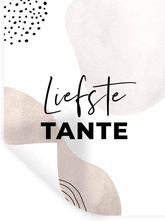 Muurstickers - Sticker Folie - Spreuken - Quotes - 'Liefste tante ...