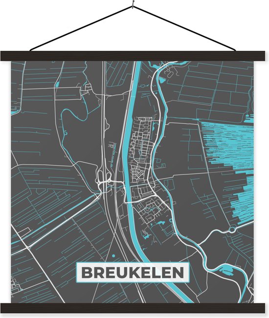 Posterhanger incl. Poster - Schoolplaat - Breukelen - Blauw ...