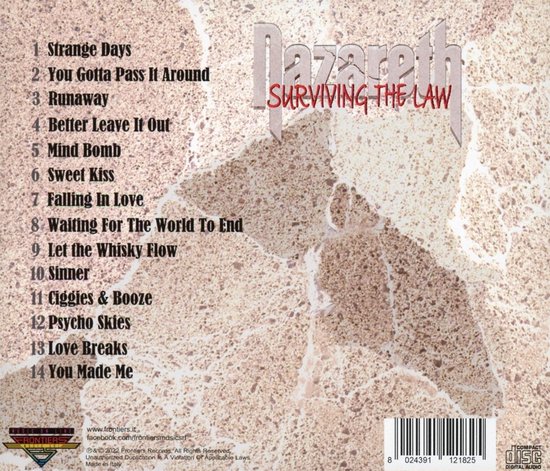 Surviving The Law (CD), Nazareth | CD (album) | Muziek | bol.com
