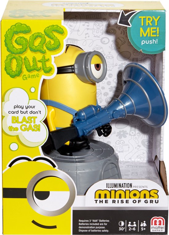 Minions IIllumination Presents Minions The Rise Of Gru Gas Out Bordspel ...