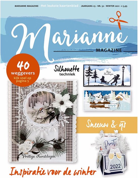 Marianne Design Marianne magazine 52 - winter 2021 | bol.com