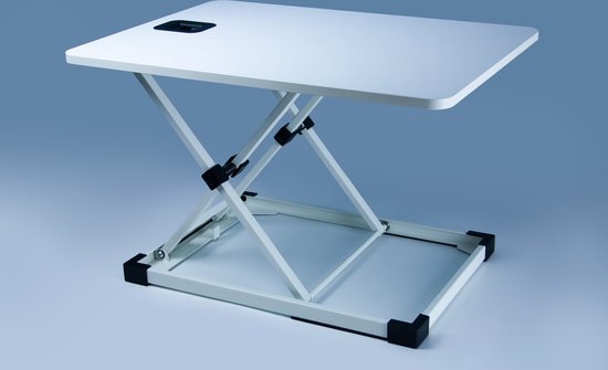 Bureauverhoger | Sta-zit verhoger | 41cm hoog | Wit | Moeiteloos ...