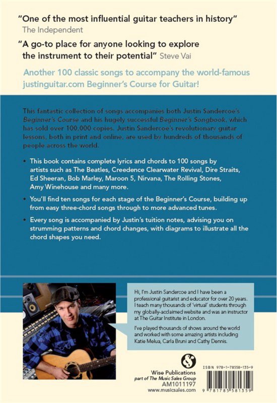 Justinguitar.com Beginner's Songbook Volume 2, Music Sales | 9781785581359 | Boeken | bol