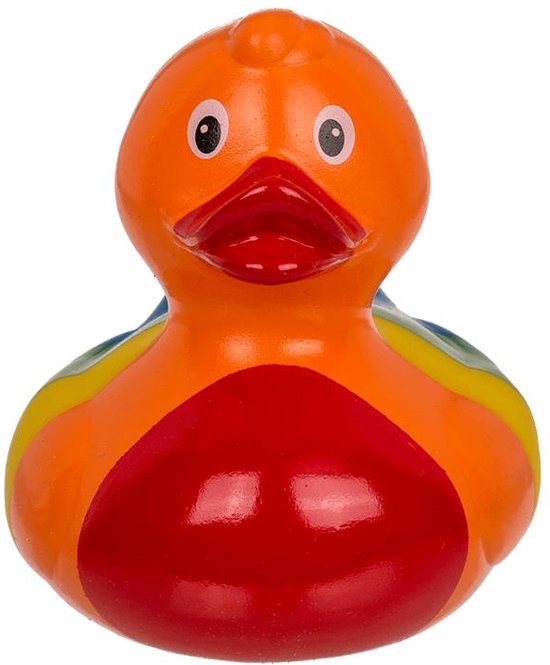 Rainbow Squeaking Duck | bol.com
