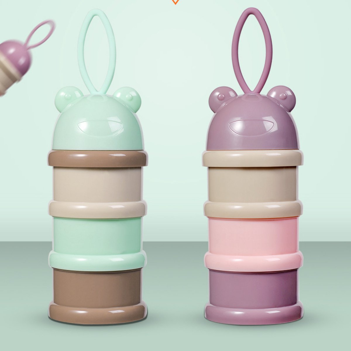 Melktoren - Bewaarbakjes babyvoeding - 3 laags - Melkpoeder ...