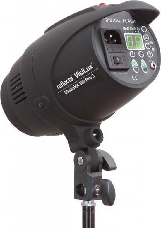 Reflecta VisiLux StudioKit 300 Zwart apparatuurset voor fotostudio | bol