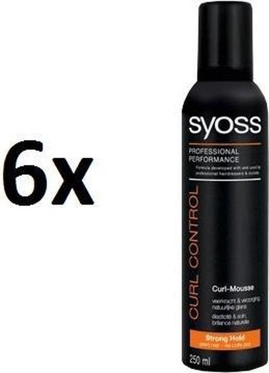 Syoss Mousse Curl Control 250 ml 6 stuks Voordeelverpakking | bol