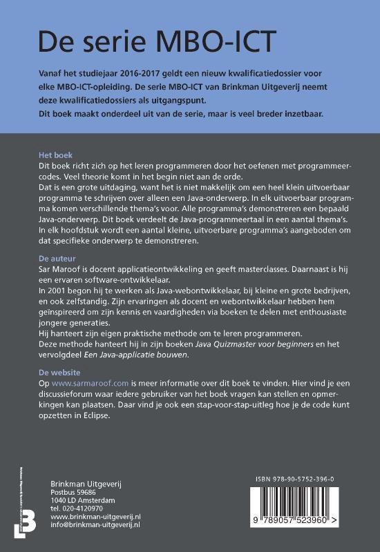 Java Quizmaster voor beginners | 9789057523960 | Sar Maroof | Boeken | bol