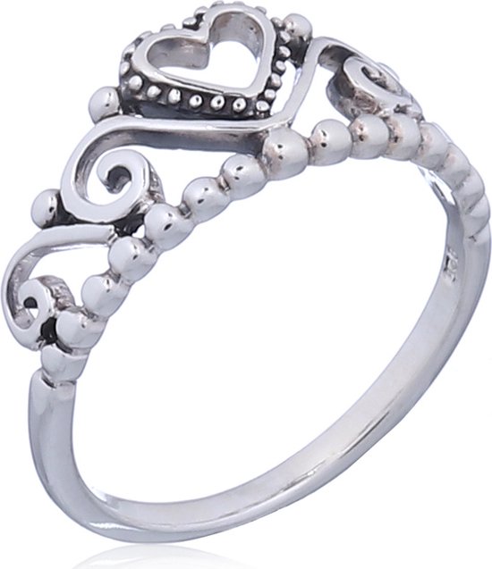 Zilveren ring Tiara | bol