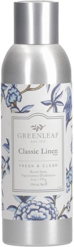 Greenleaf Room Spray Classic Linen - de geur van fris gewassen lakens ...
