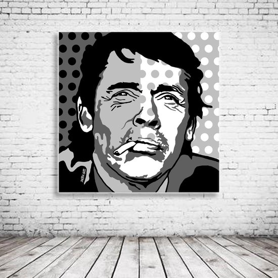 Pop Art Jacques Brel Poster - 90 x 90 cm Fotopapier Mat 180 gr - Popart ...