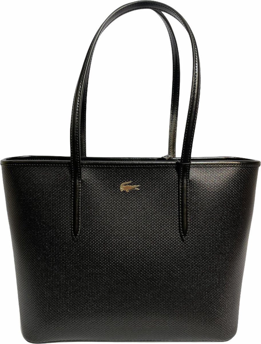 Lacoste Dames Handtas Leer Zwart | bol.com