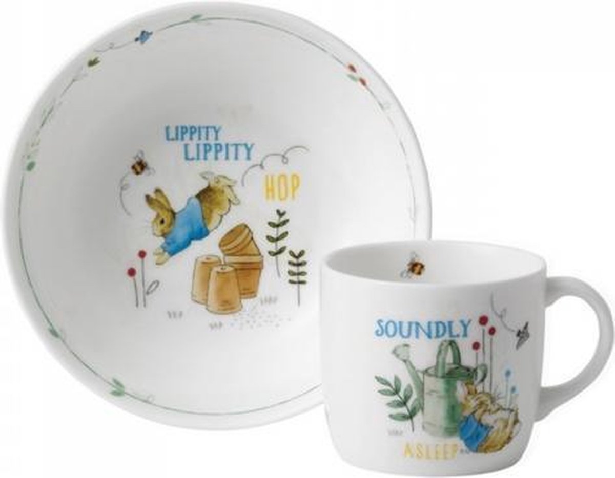 WEDGWOOD - Peter Rabbit - Set 2-dlg | bol.com