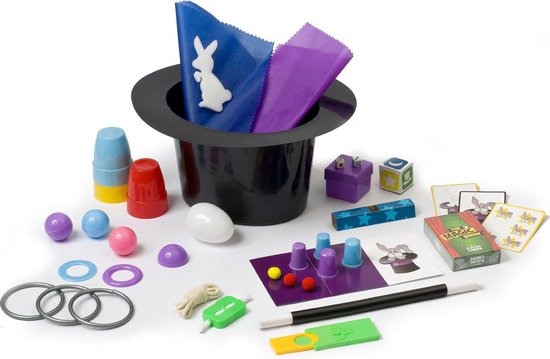 Goocheldoos Grafix - 150 trucs in deze magische set - Grote goochelhoed ...