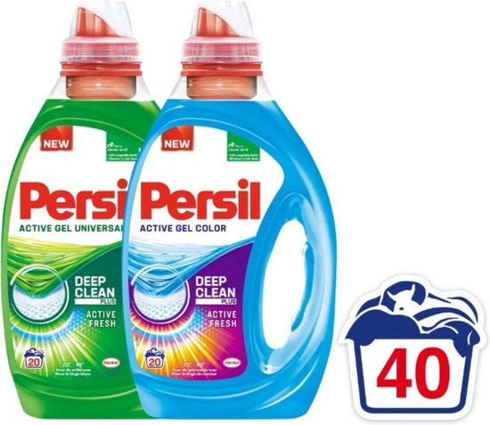 Persil Active Gel Color & Universal Vloeibaar Wasmiddel Voordeel Pakket ...