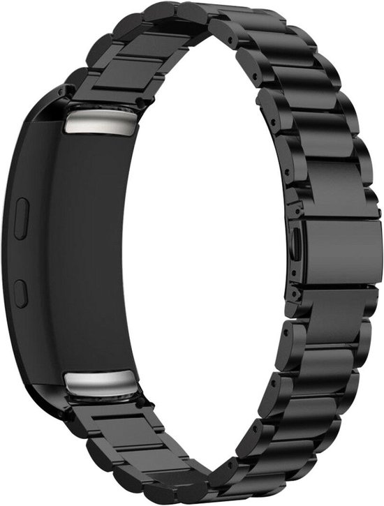 Stalen Smartwatch bandje - Geschikt voor Samsung Gear Fit 2 / Gear Fit ...