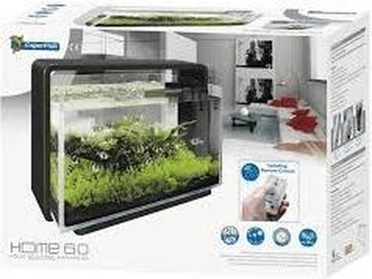Superfish home 60 aquarium zwart | bol.com